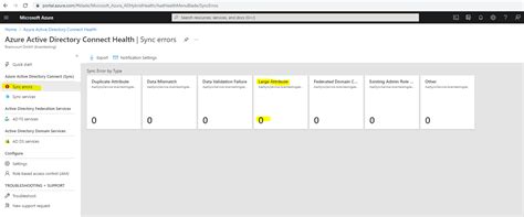 Azure Ad Connect Sync Errors Detected Large Attribute Extension Thumbnailphoto