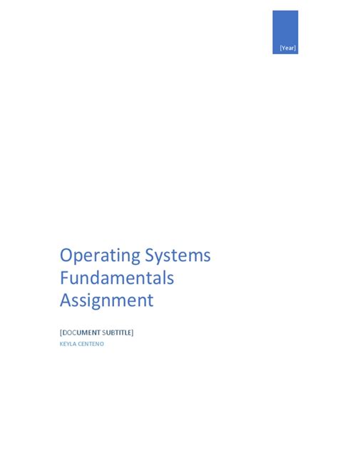 operating systems fundamentals assignment document subtitle pdf