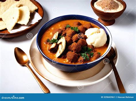 Egusi Soup And Pounded Yam Stock Illustration Illustration Of Ideas