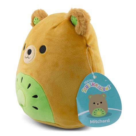 Squishmallows 8 Inch Plush Mitchard Kiwi Bear Free Shipping