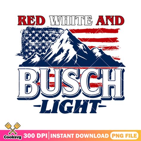 Red White Busch Design Png Busch Light Apple Near Me Png Cooksvg