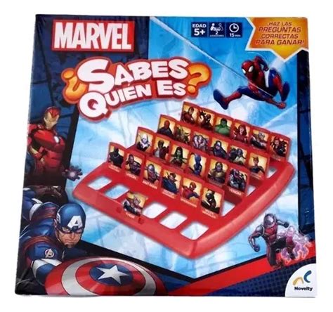Novelty Juego De Mesa sabes Quien Es Edicion Marvel Meses sin interés