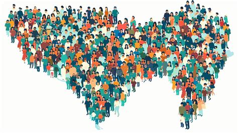 Uruguay Population Map Featuring A Large Group Of Realistic