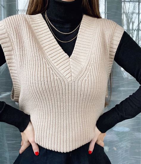 Cozy Winter Sweater Vest Outfit