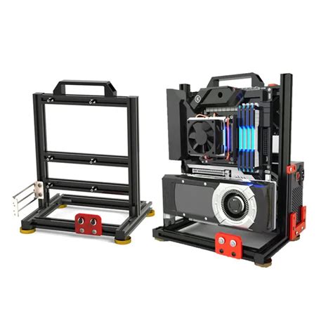Itx Matx Atx 마더보드용 Diy 오픈 Pc 케이스 프레임