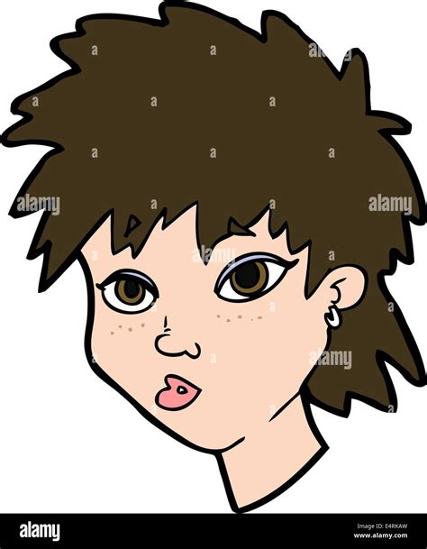 Cartoon Curious Girl Stock Vector Image And Art Alamy