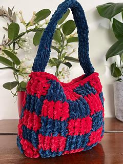 Ravelry The Double Velvet Bag Pattern By Knitting Glitter