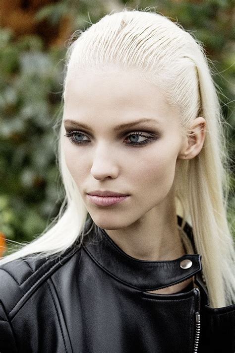 Sasha Luss Platinum Blonde Hair Luss Fashion Gone Rouge