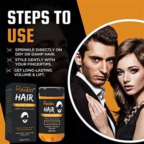 Volume Powder Hair Wax 20gm Matte Finish Hair Style Strong Hold Styling