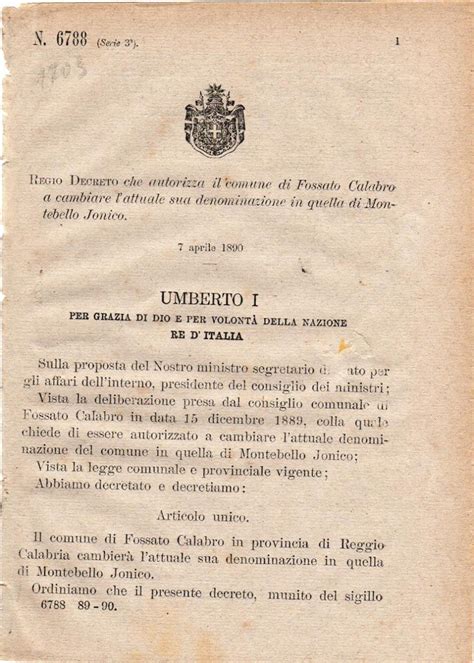 Fossato Jonico Reggio Calabria