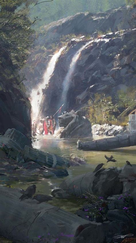 The Art Erikas Perl Fantasy Landscape Landscape Concept Landscape Art