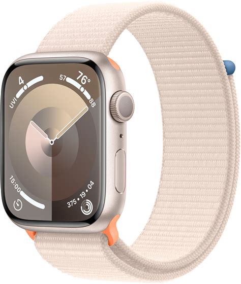 Apple Watch Series 9 Gps 45mm Starlight Aluminum Case With Starlight