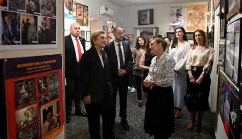 საქართველოს საქართველოს კულტურის მინისტრი თინათინ რუხაძე და მინისტრის მოადგილე გიორგი