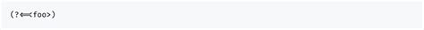 Regex Lookbehind And The