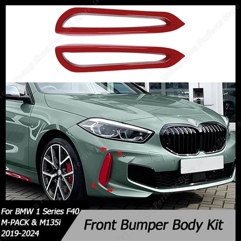 For Bmw 1 Series F40 M Pack And M135i 2019 2024 Red Car Front Bumper
