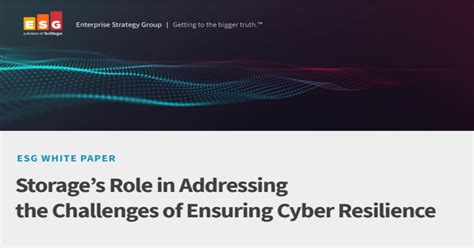 Storages Role In Addressing The Challenges Of Ensuring Cyber