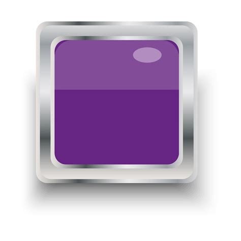 Premium Vector Square Colored Threedimensional Buttons Volumetric