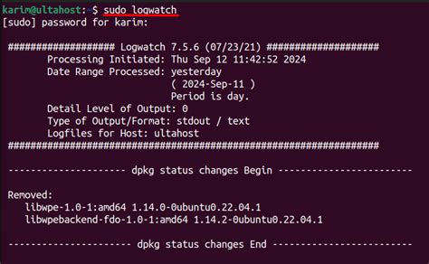 How To Install Logwatch On Ubuntu Ultahost Knowledge Base