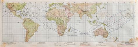Lot Apollo 8 Earth Orbit Chart