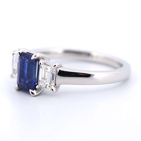 Classic Sapphire And Diamond Three Stone Jewellery Partners
