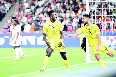 الوصل يهزم الجزيرة وينفرد بصدارة دوري أدنوك صحيفة الخليج
