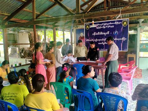 ရွှေပြည်သာမြို့နယ်၌ ပန်းခင်းစီမံချက် ၃ ဖြင့် ယာယီ‌ရွှေ့ပြောင်းနေထိုင