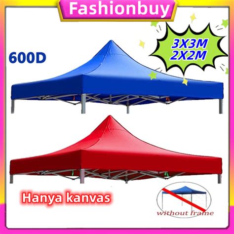 Jual CODTerpal Atap Tenda Lipat X Bahan Polyester D Anti Air Panas Import Atap Cover