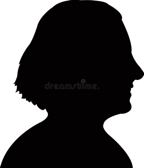 Un Vector De La Silueta De La Cabeza De La Mujer Ilustración Del Vector