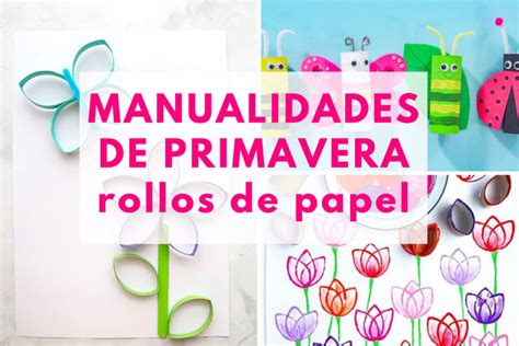 Manualidades De Primavera Con Rollos De Papel