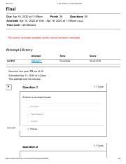 Final CISP Pdf Final CISP Final Due Apr
