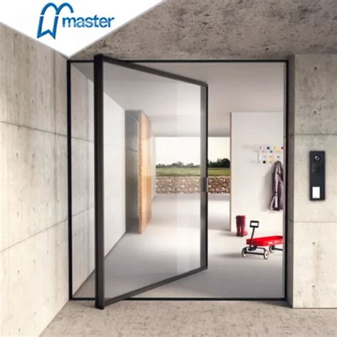 Luxurious Glass Door Modern Design Exterior Glass Aluminum Entrance