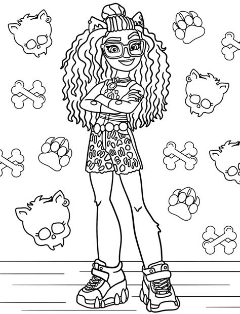 47 Coloriage Monster High Draculaura Clawdeen Et Plus