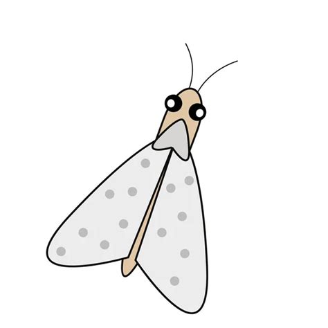Moth Cartoon — Stock Vector © Lineartestpilot 19761047