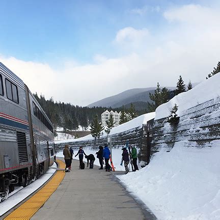 Winter Park Co Ski Resort Train Platform Wpr Great American Stations