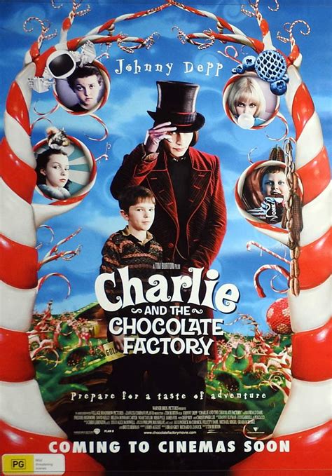 Charlie And The Chocolate Factory Original Advance One Sheet Movie