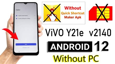 Vivo Y21e Bypass Frp Lock Without Quickshortcutmaker