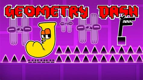 Alphabet Lore But Its Geometry Dash Lore Alphabet Lore Parody