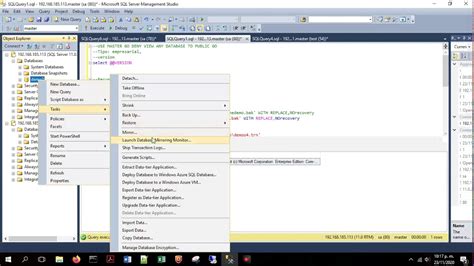 Sql Server Mirroring Parte 1 Youtube