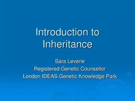 Ppt Introduction To Inheritance Powerpoint Presentation Free