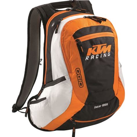 Ktm Ogio Dakar Backpack White Orange Harlee Shop