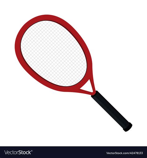 Sport Tennis Racket Royalty Free Vector Image Vectorstock