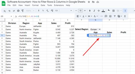 How To Filter Rows And Columns In Google Sheets Software Accountant