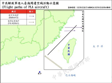 台湾大选前 再次发现中方高空气球逾越海峡中线（多图）