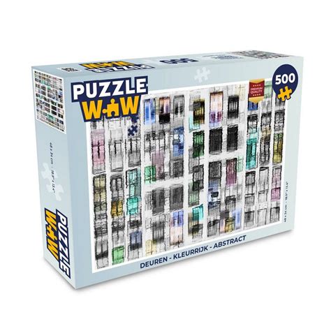 Muchowow Puzzle Türen Bunt Abstrakt 500 Puzzleteile Foto Puzzle