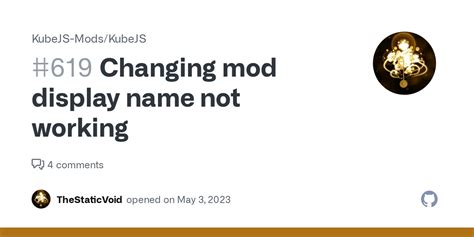Changing Mod Display Name Not Working Issue Kubejs Mods Kubejs
