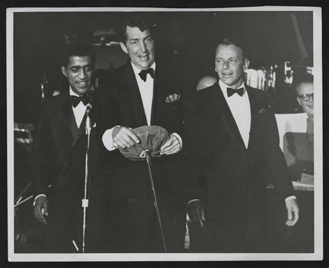 Lot Detail Frank Sinatra Sammy Davis Jr And Dean Martin Original