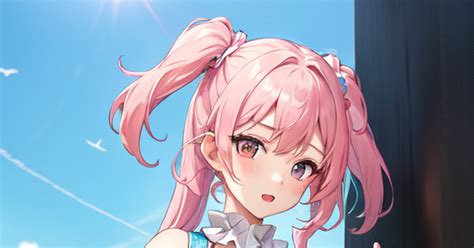 女の子 ピンク髪色の女の子 リラックスdのイラスト Pixiv