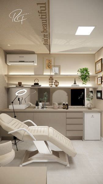 Sala para micropigmentação design de interiores móveis sob medida Decoração de