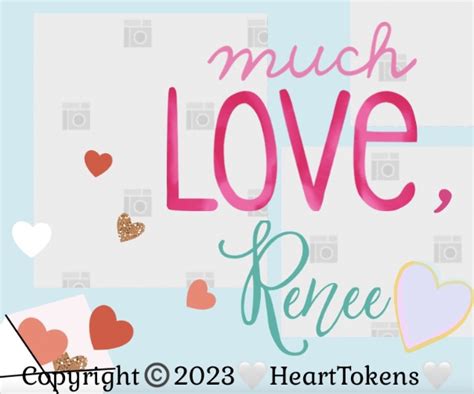 Desires Reversed Heart Tokens