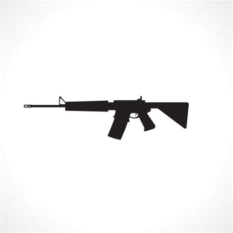 Assault Rifle Vector Images Over 6700